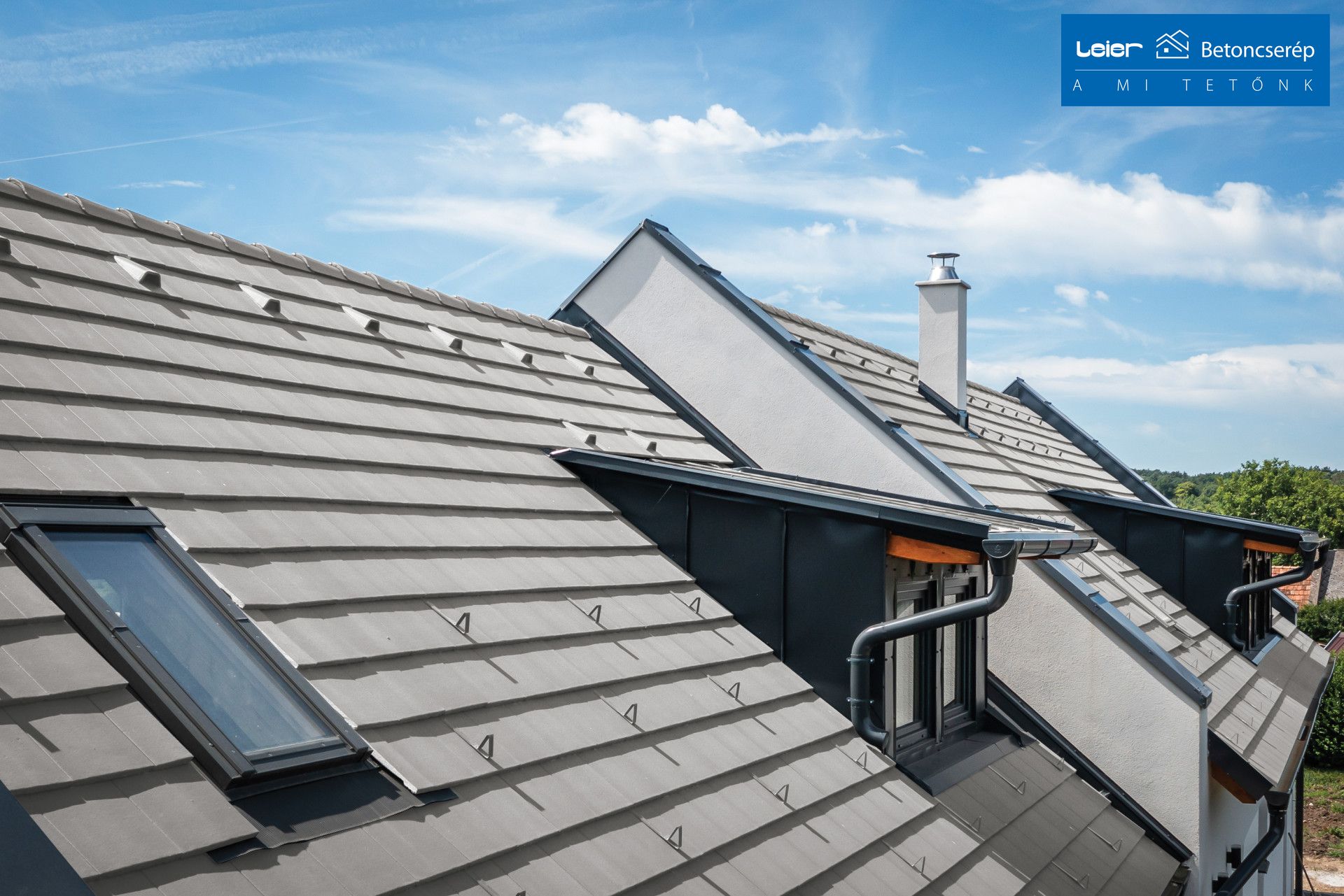 Granite Brillant tetőcserép - Leier